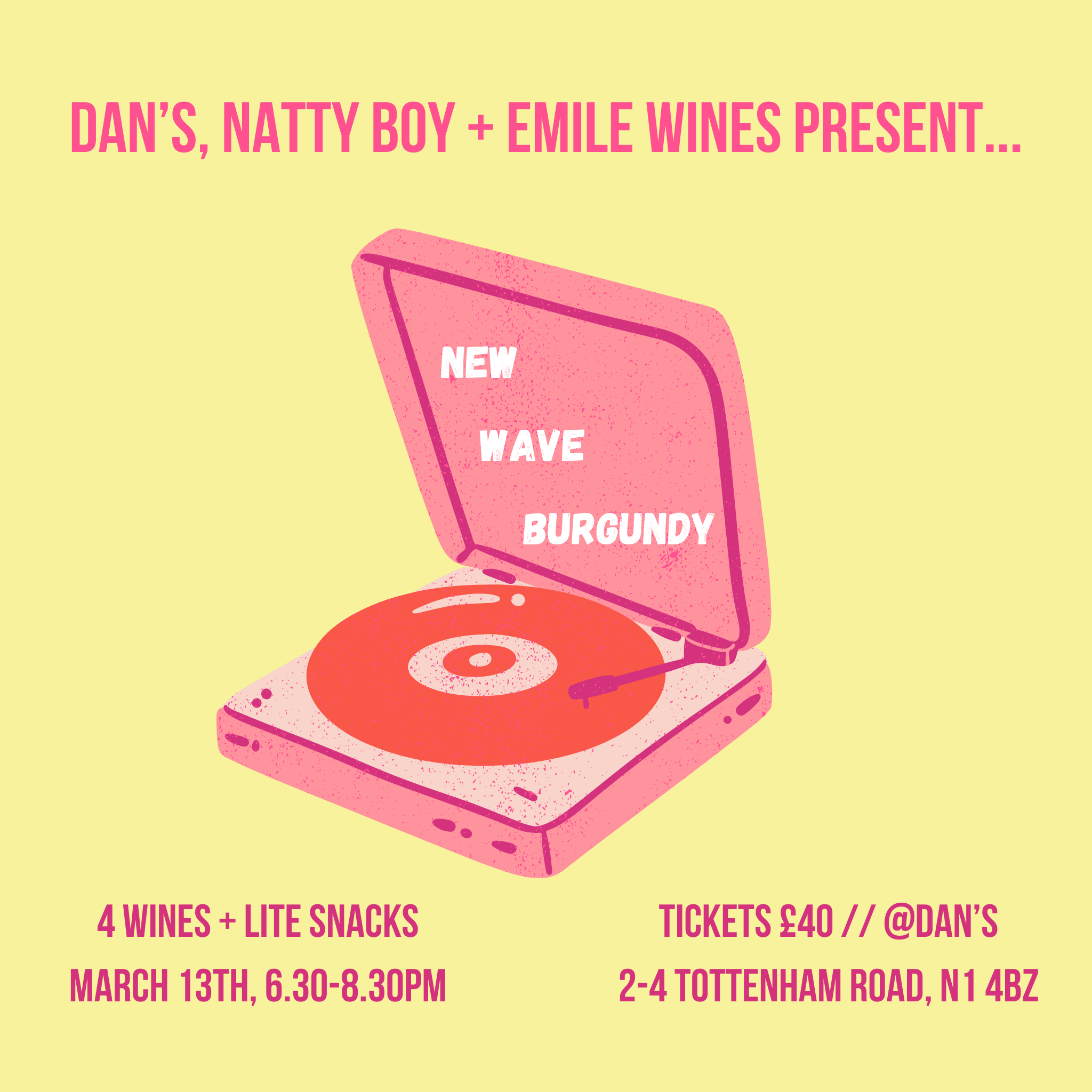 Natty Boy + Dan's x Emile Wines: New Wave Burgundy – Parched
